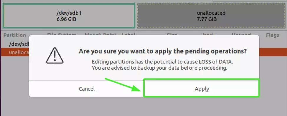 Wéi läschen ech eng Partition am Linux? 6477_16