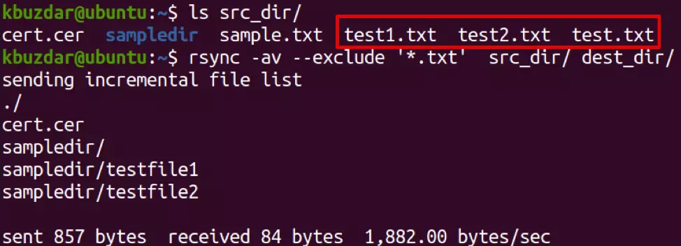 නාමාවලිය Rsync බැහැර කරන්නේ කෙසේද? 6478_7