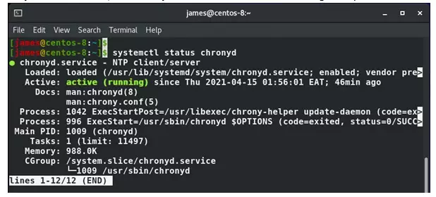 Cómo instalar NTP usando Chrony en Linux 6488_1