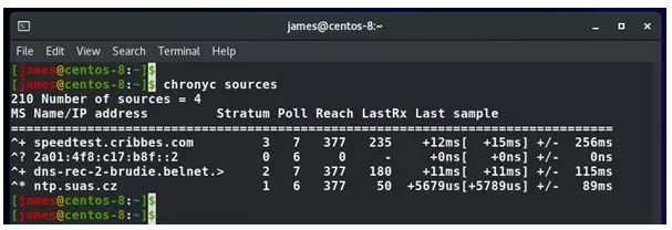 Как установить NTP с помощью Chrony в Linux 6488_5