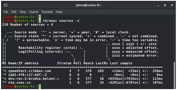 Чӣ тавр насб кардани NTP бо истифода аз Chrony дар Linux 6488_6