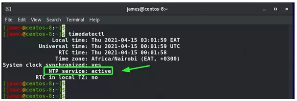 Kā instalēt NTP, izmantojot Chrony operētājsistēmā Linux 6488_8