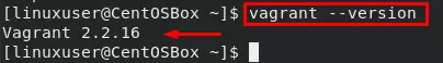 Yadda ake Shigar da Amfani da Vagrant akan CentOS 8 648_4