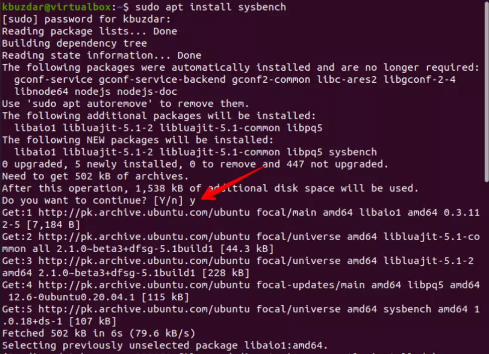 Linux പ്രകടന പരിശോധനയ്ക്കായി Sysbench എങ്ങനെ ഉപയോഗിക്കാം? 6490_1