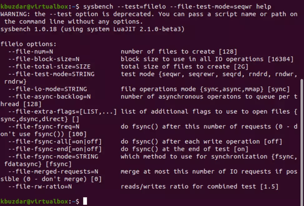 كيفية استخدام Sysbench لاختبار أداء Linux؟ 6490_11