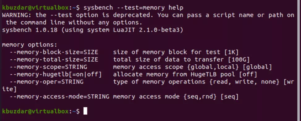 Linux പ്രകടന പരിശോധനയ്ക്കായി Sysbench എങ്ങനെ ഉപയോഗിക്കാം? 6490_8