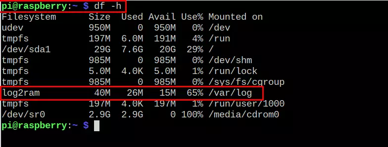 Txhim kho SD Card Lifespan Siv Log2RAM - Raspberry Pi 6508_10