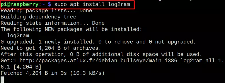 Ningkatkeun umur kartu SD Ngagunakeun Log2RAM - Raspberry Pi 6508_6