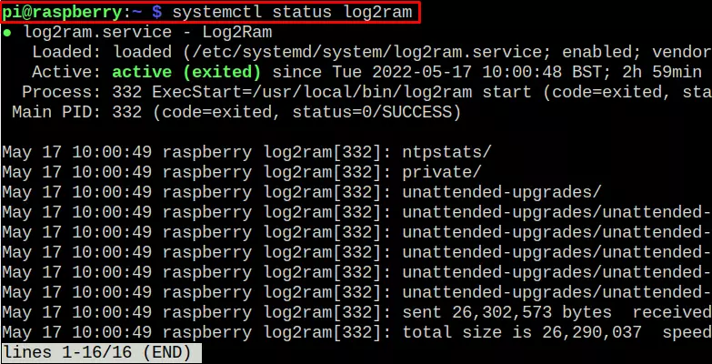 Ningkatkeun umur kartu SD Ngagunakeun Log2RAM - Raspberry Pi 6508_7