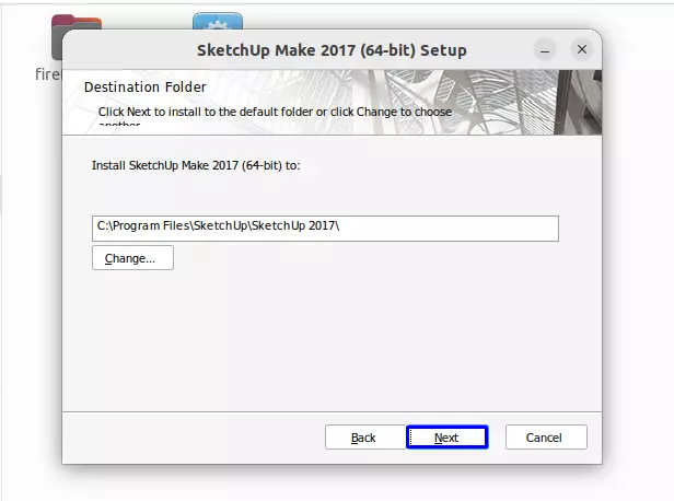 Ubuntu 22.04 တွင် Sketchup3D ထည့်သွင်းနည်း 6535_27