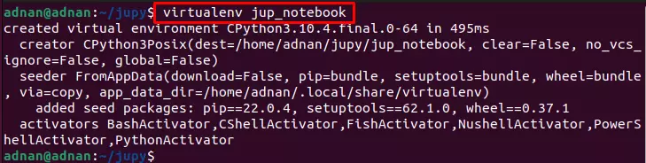 របៀបដំឡើងសៀវភៅកត់ត្រា Jupyter នៅលើអ៊ូប៊ុនទូ 22.04 6537_6