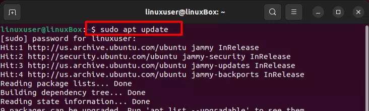 Ubuntu 22.04 تي Sudoers ۾ صارف کي ڪيئن شامل ڪجي 6540_4