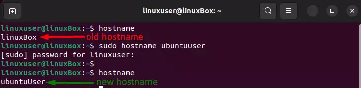 Ahoana ny fanovana ny Hostname amin'ny Ubuntu 22.04 6541_2