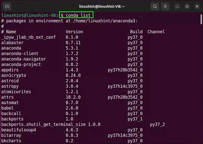 Come installare Anaconda in Ubuntu 22.04 6546_13