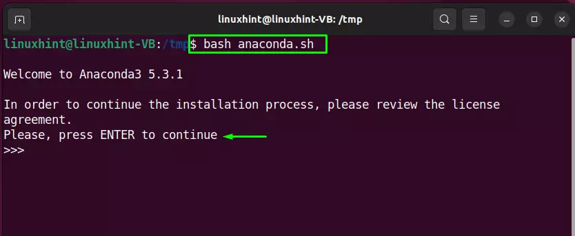 Come installare Anaconda in Ubuntu 22.04 6546_6