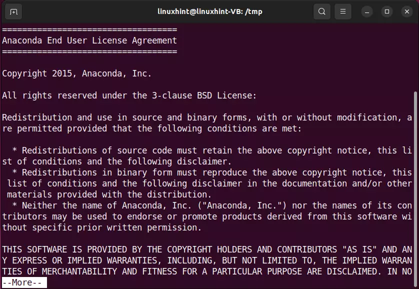 Як встановити Anaconda в Ubuntu 22.04 6546_7