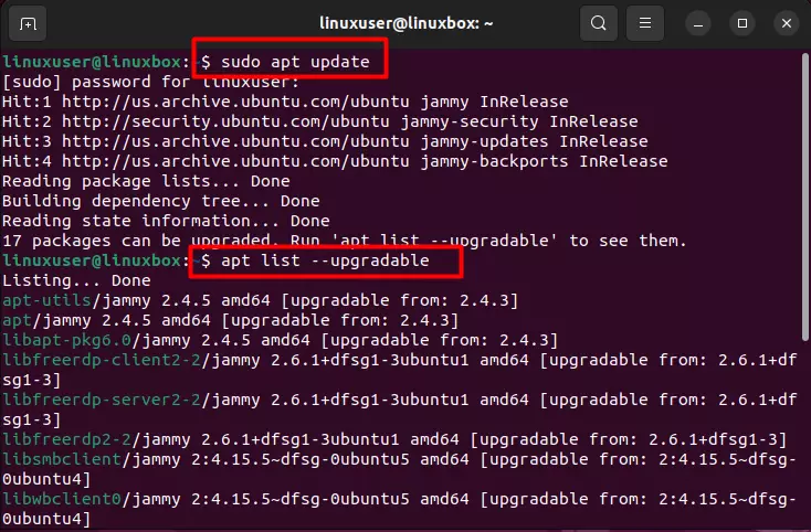 उबंटू 22.04 वर FFmpeg कसे स्थापित करावे? 6548_1