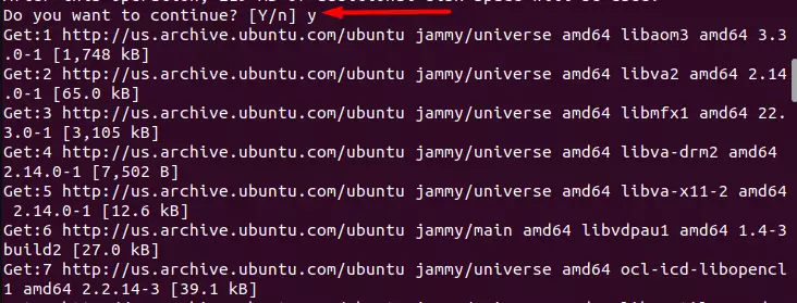 Hoe kinne jo FFmpeg ynstalleare op Ubuntu 22.04? 6548_3