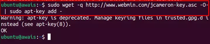Schrëtt fir Schrëtt Guide fir Webmin an Ubuntu 22.04 z'installéieren an ze managen 6549_2