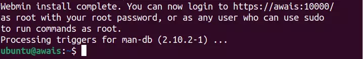 Ubuntu 22.04-de Webmin gurmak we dolandyrmak üçin ädimme-ädim gollanma 6549_6