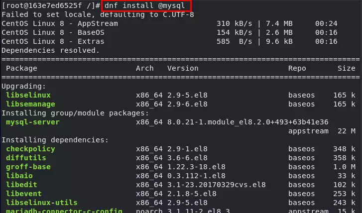 Si të instaloni dhe përdorni Docker në CentOS 8 654_16