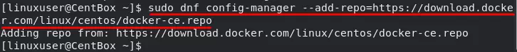 Si të instaloni dhe përdorni Docker në CentOS 8 654_3