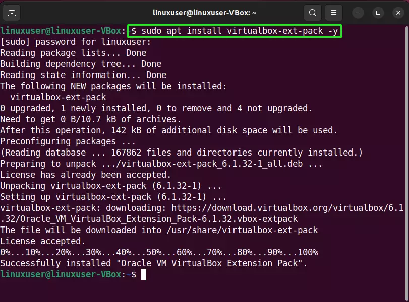 Yadda ake Sanya VirtualBox akan Ubuntu 22.04 6551_9