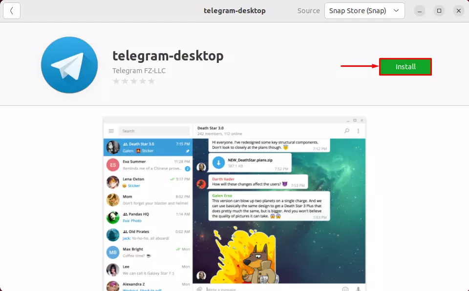 قم بتثبيت أحدث تطبيق Telegram Desktop Messenger على Ubuntu 22.04 6553_10