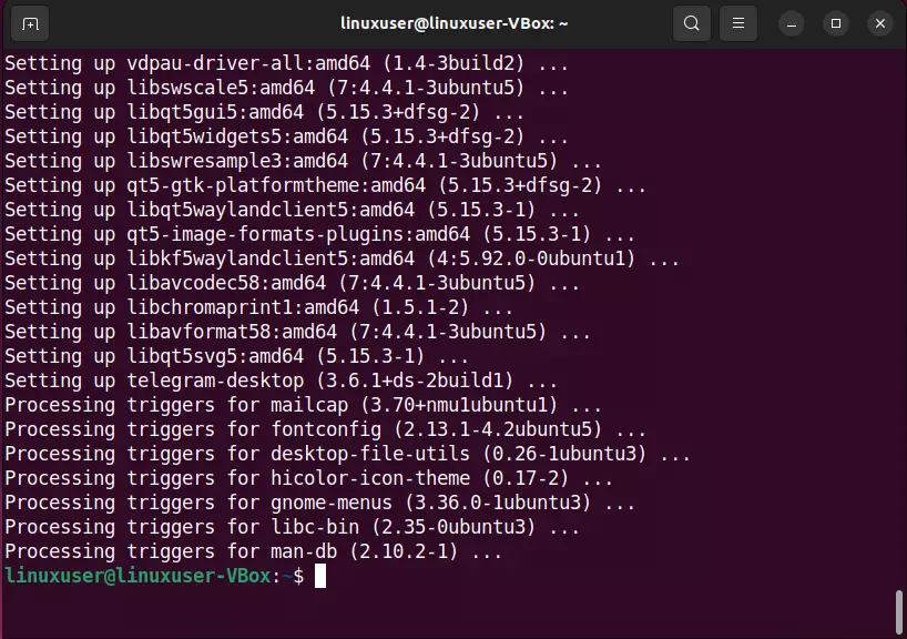 قم بتثبيت أحدث تطبيق Telegram Desktop Messenger على Ubuntu 22.04 6553_5