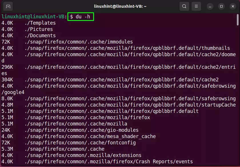Como verificar o espaço em disco no Ubuntu 22.04 6555_3