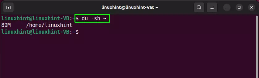 Nola egiaztatu diskoko espazioa Ubuntu 22.04-n 6555_4