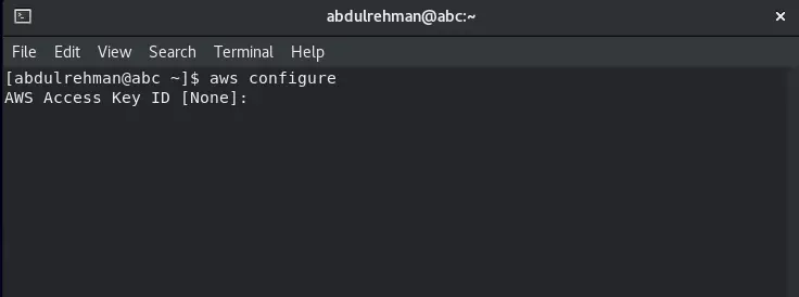 როგორ დააინსტალიროთ AWS CLI CentOS 8-ზე 6561_5