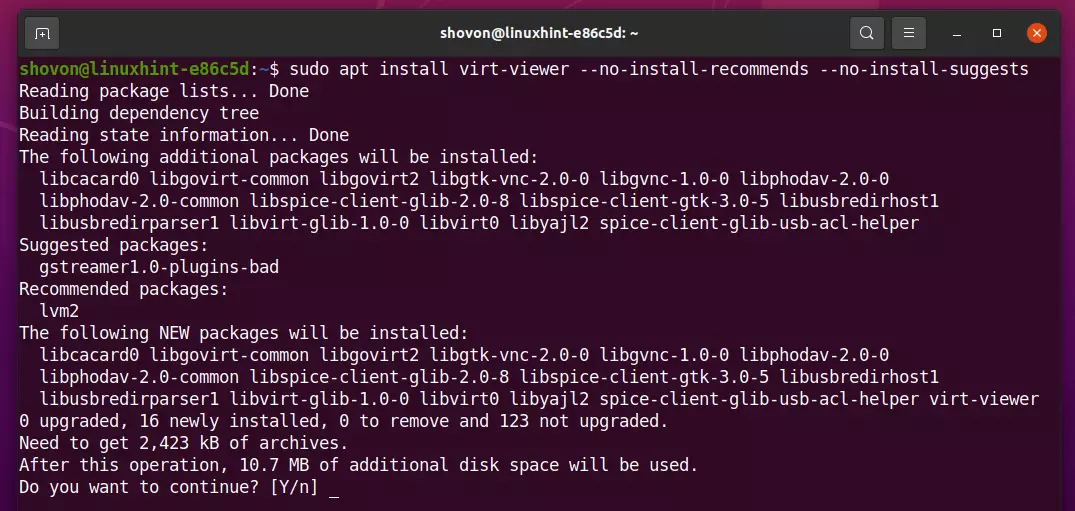 Як інсталювати Virt Viewer на Linux? 6589_4