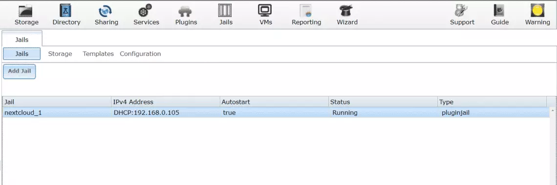 Isa Nextcloud paFreeNAS 6602_7