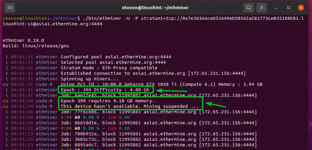 Berapa Banyak VRAM Diperlukan untuk Melombong Ethereum dengan ethminer – Ubuntu 6621_38