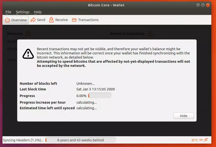 Hvernig á að setja upp Bitcoin Core á Ubuntu 6627_13