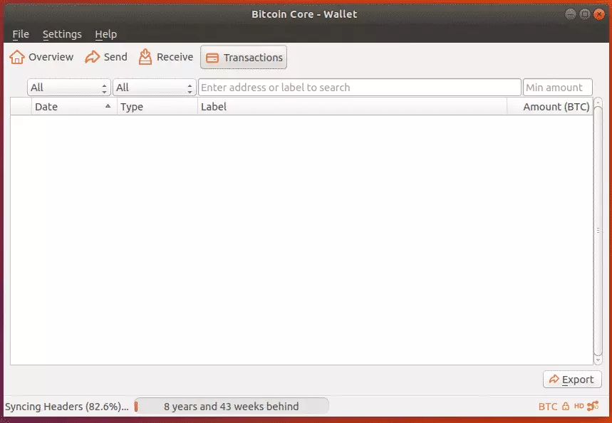 Ubuntu تي Bitcoin ڪور کي ڪيئن انسٽال ڪجي 6627_23