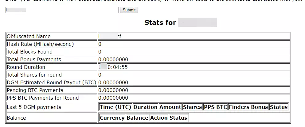 Output mula sa CGminer para sa Pagmimina ng bitcoin sa Ubuntu