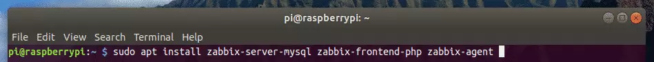 Meriv çawa Zabbix li Raspberry Pi 3 saz dike 6647_14