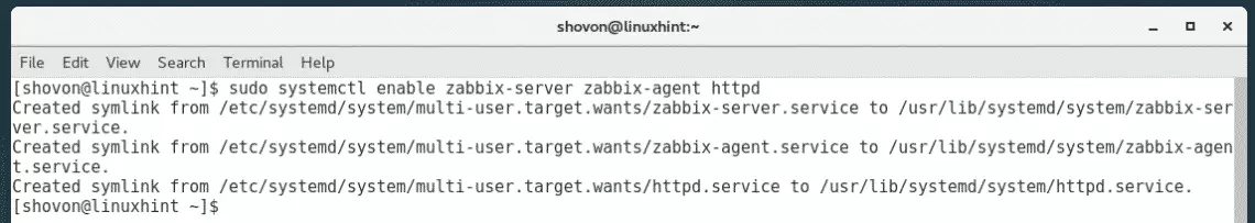 Усталюйце Zabbix 4.0 на CentOS 7 6649_29