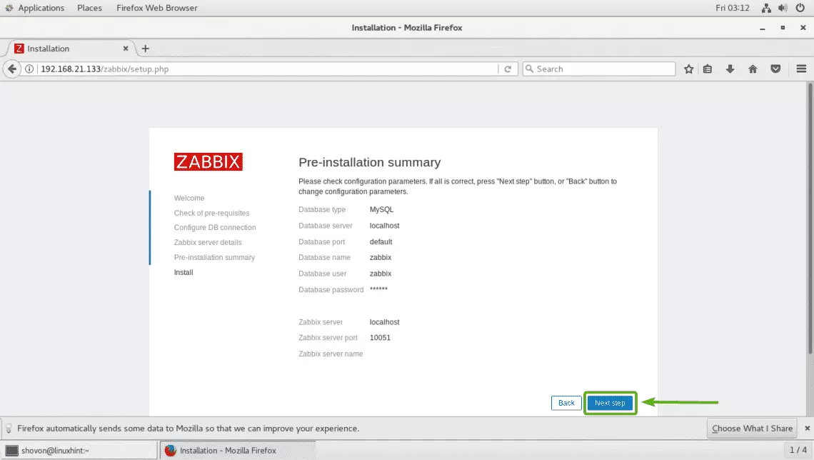 Installer Zabbix 4.0 på CentOS 7 6649_35