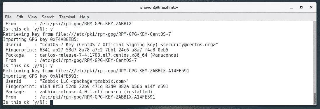 在 CentOS 7 上安裝 Zabbix 4.0 6649_9