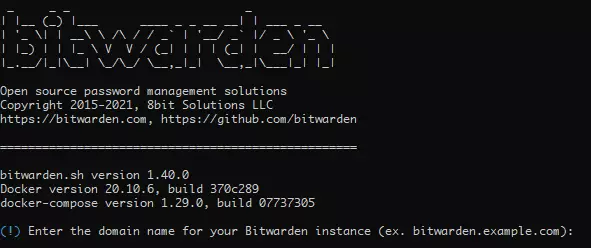 วิธีการโฮสต์ตัวเองโดยใช้ Bitwarden 6651_1