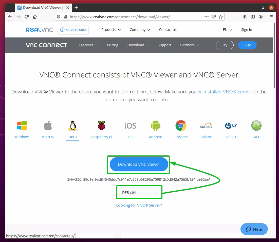 Como instalar o RealVNC VNC Viewer no Linux 6655_1