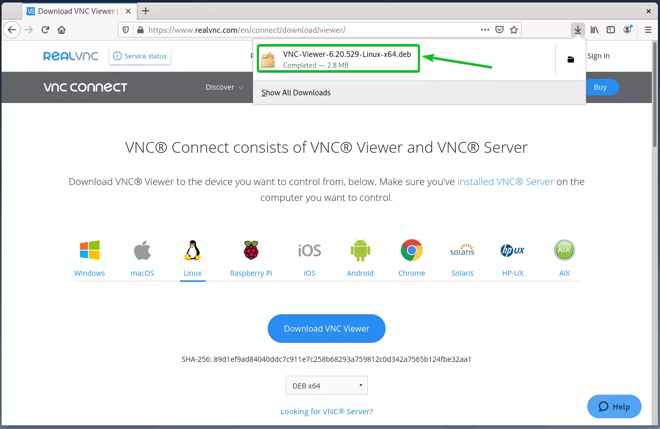 Como instalar o RealVNC VNC Viewer no Linux 6655_11