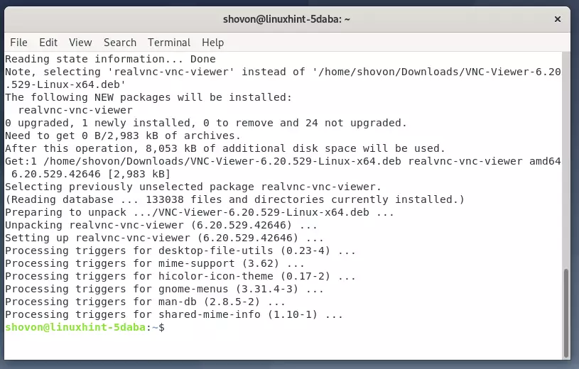 Como instalar o RealVNC VNC Viewer no Linux 6655_16