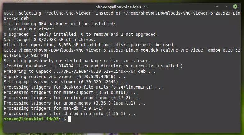 Kif Tinstalla RealVNC VNC Viewer fuq Linux 6655_25