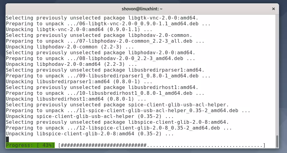Усталюйце кліент аддаленага працоўнага стала Vinagre на Linux 6656_11