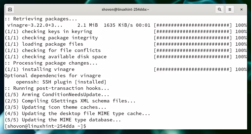 Installer Vinagre Remote Desktop Client på Linux 6656_35