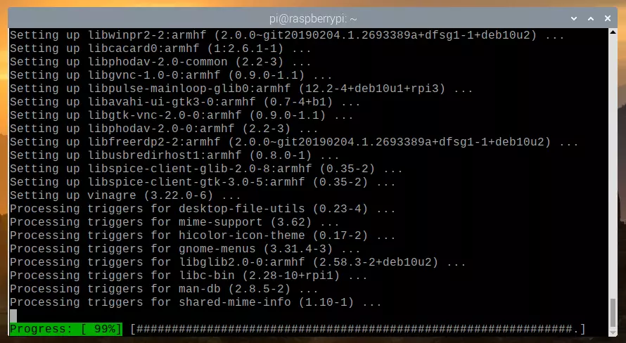 Усталюйце кліент аддаленага працоўнага стала Vinagre на Linux 6656_47